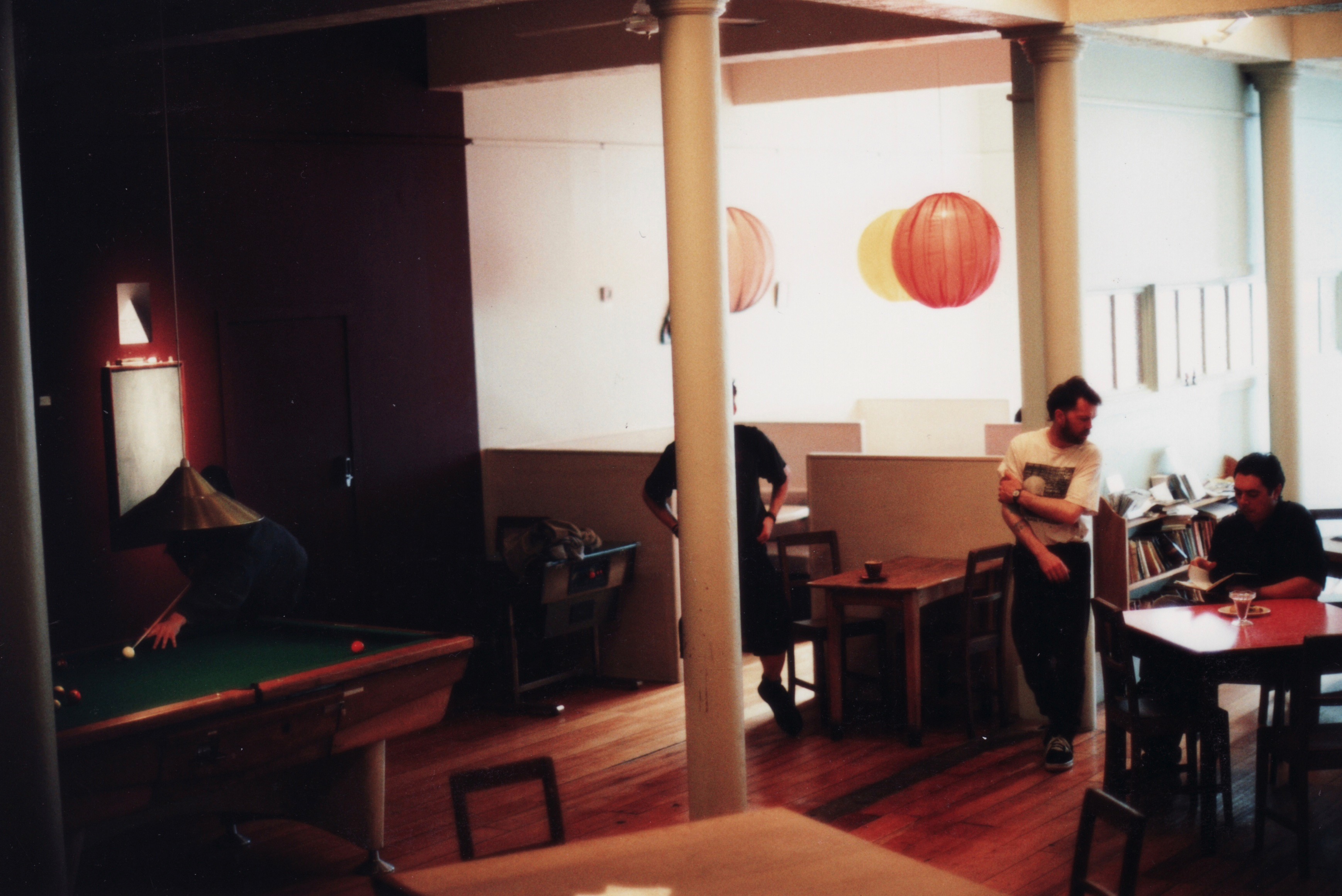 Pool table and booths, 2000 – Dunedin's Arc Cafe and Arclife Records ...